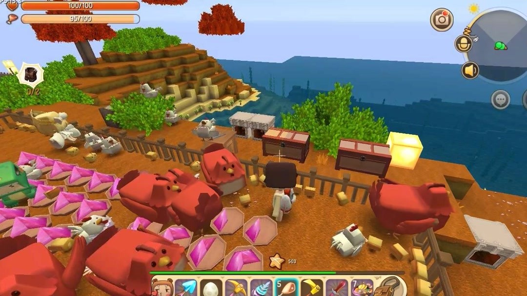 迷你世界 战斗鸡中的绝种飞鸡