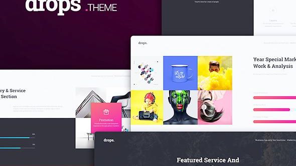 全程动画演示 高端设计欧美PPT模板