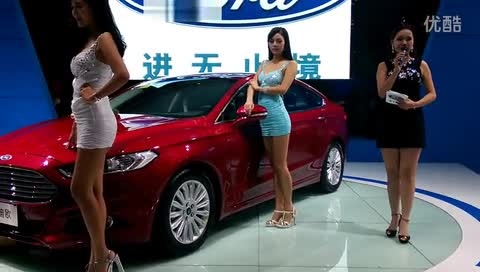 2013深圳车展长安福特漂亮车模