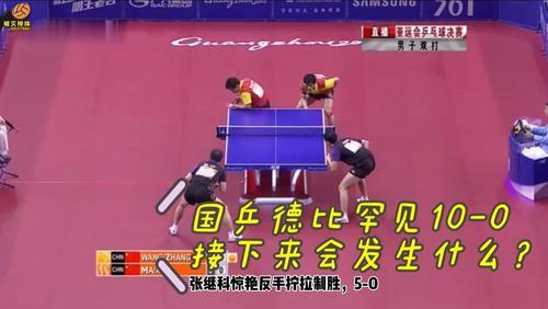 王皓张继科竟打了马琳许昕一个10-0,接下来会发生什么?