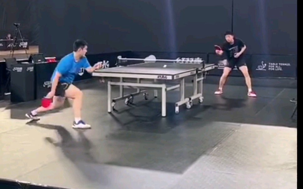 【马龙x樊振东x王皓】20230110陪龙胖训练的皓哥,龙队下午比赛加油!