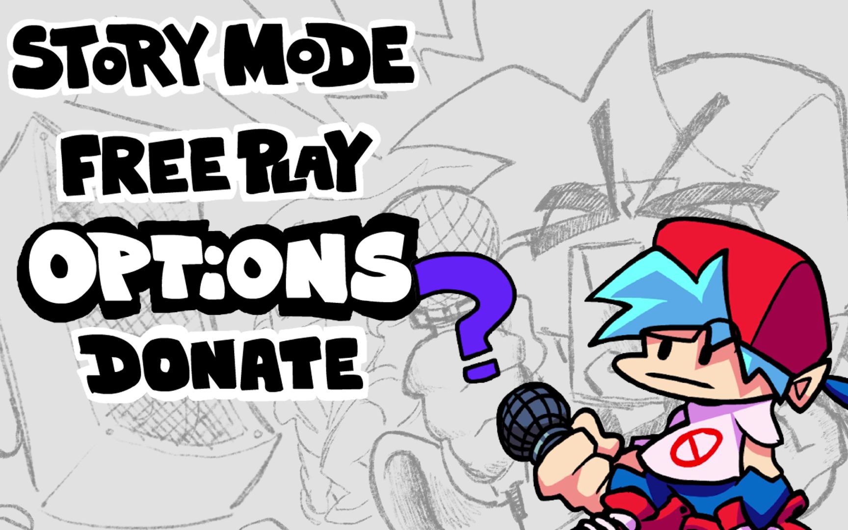 FNF模组 Vs 主菜单 全流程