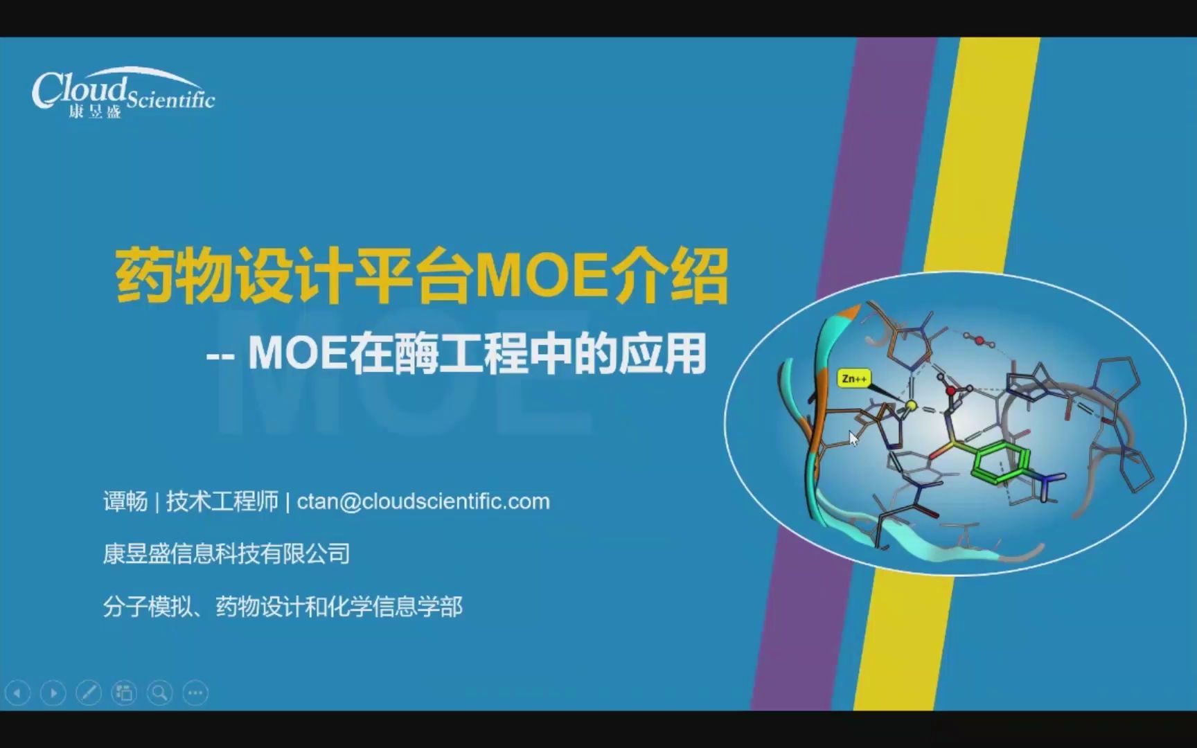 药物设计平台MOE在酶工程中的应用
