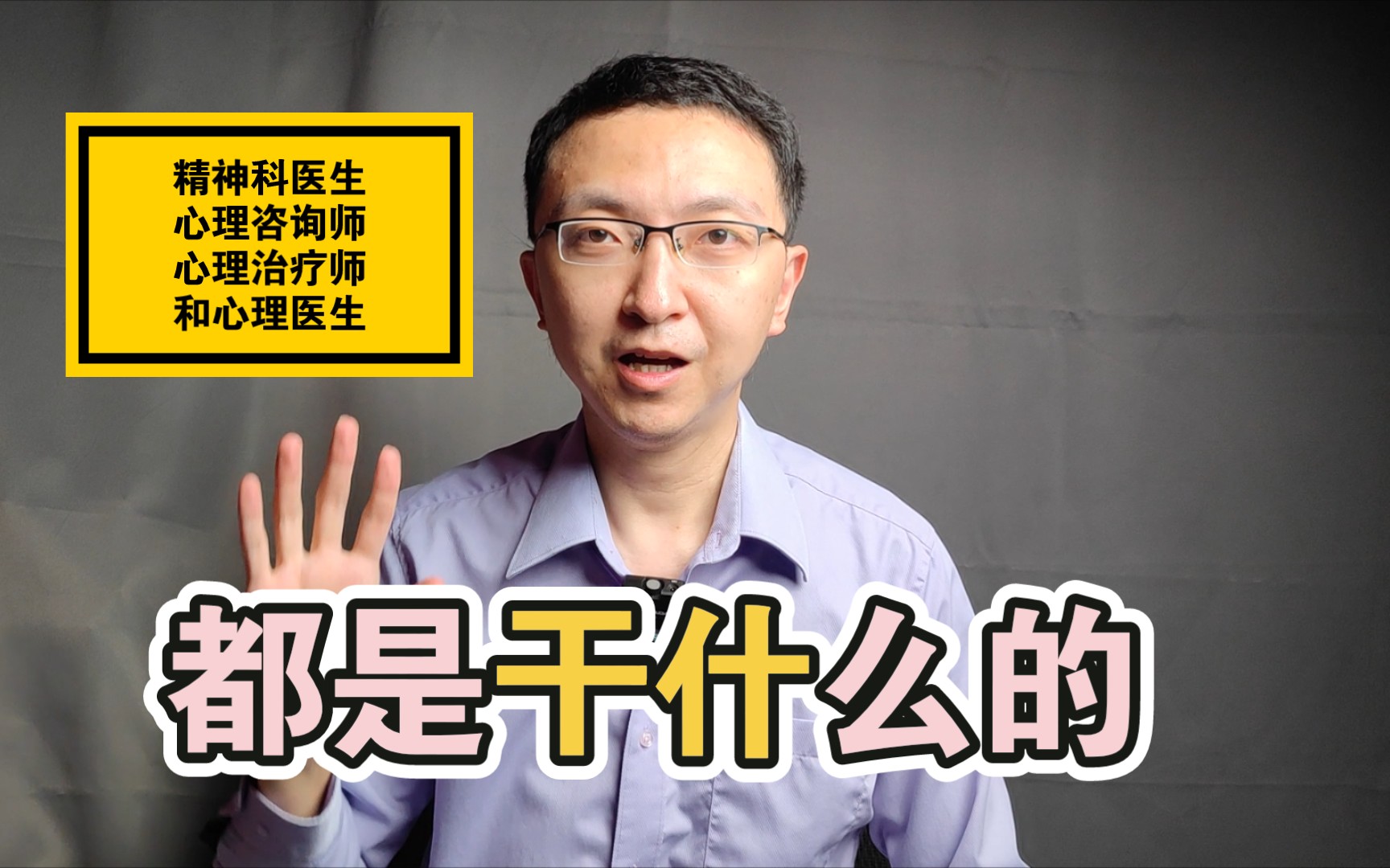 精神科医生、心理咨询师、心理治疗师还有心理医生到底啥区别/包括...