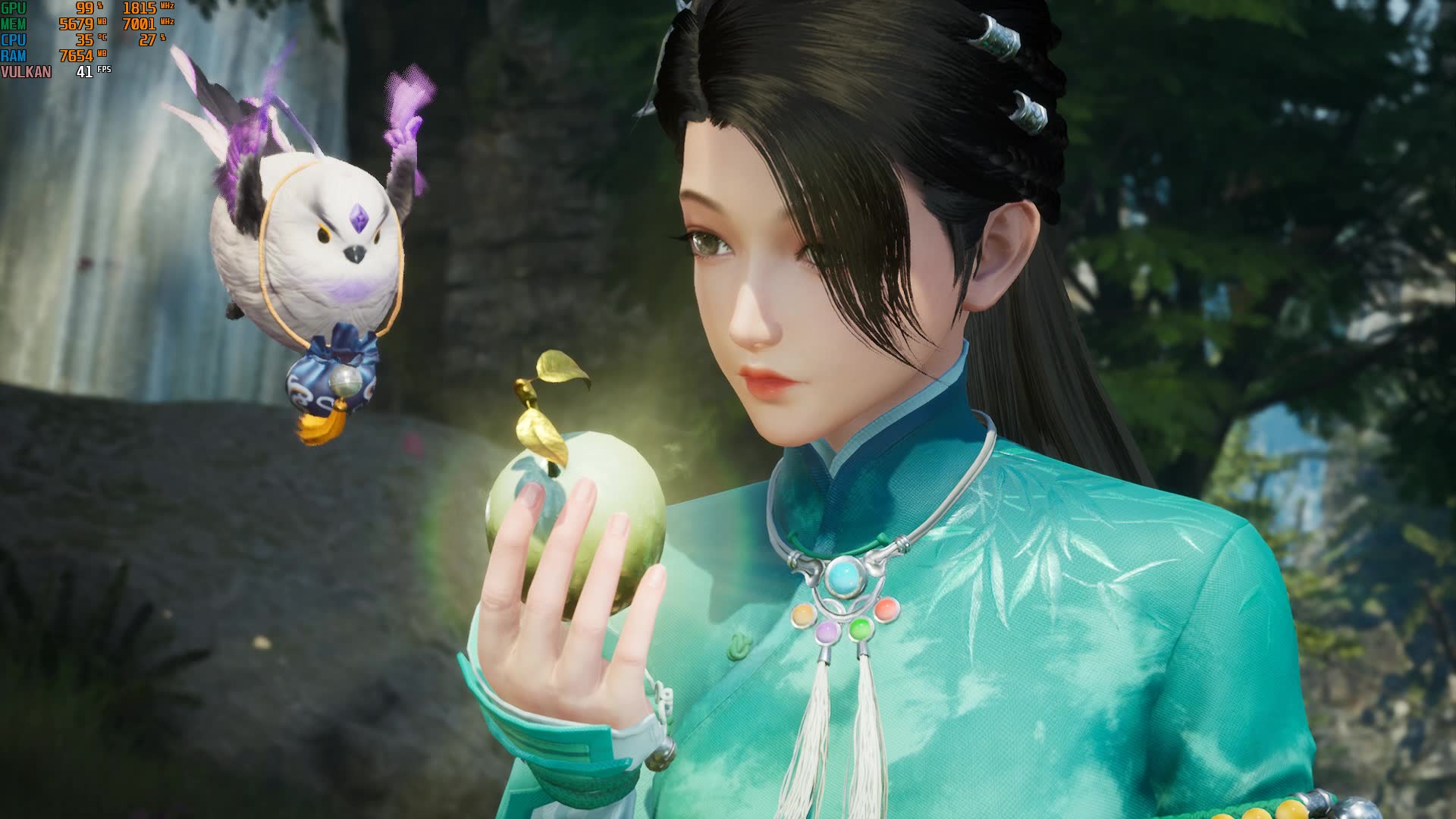 1660super在仙剑7试玩版下最高画质的表现!