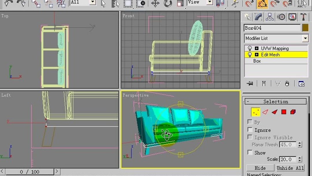 [3D视频教程]-客厅设计-5