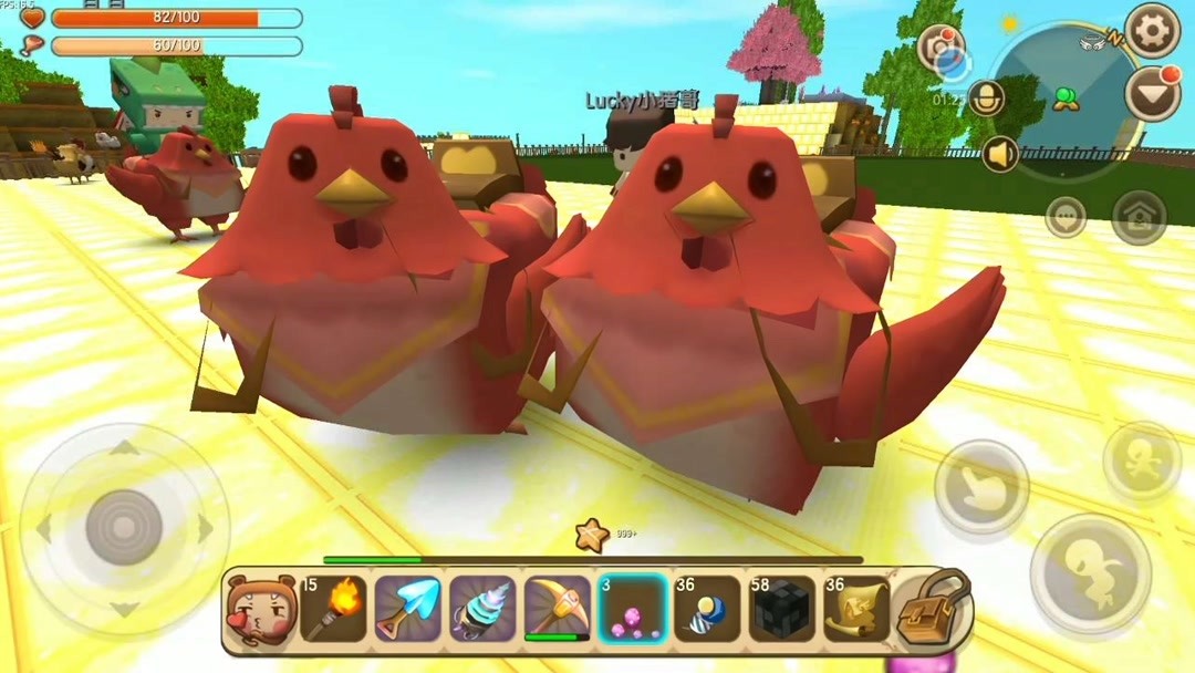 迷你世界 这是谁驯化的飞鸡呀 赶紧带走 冒险游戏