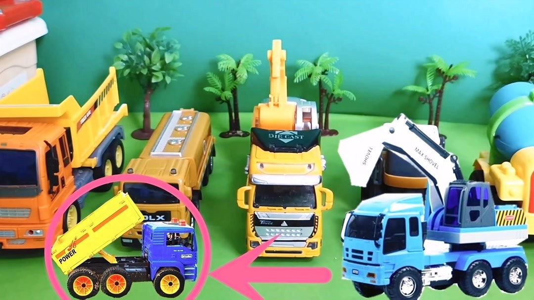 户外城市救援队工程车,挖掘机工程车染色玩具
