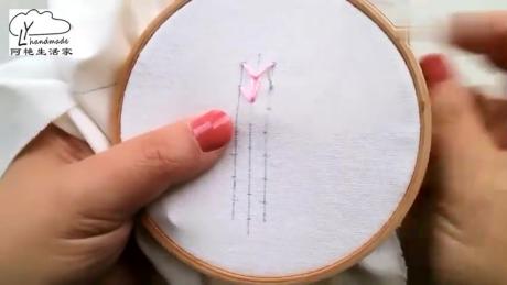 刺绣针法:麦穗绣,名字取得真形象