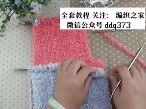 棒针编织毛衣视频教程-编织教程(19)-从领口往下织毛衣图解