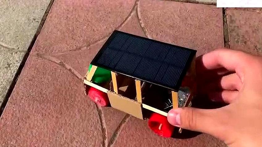 手工小车制作方法图片,最简单的方法造一辆小车
