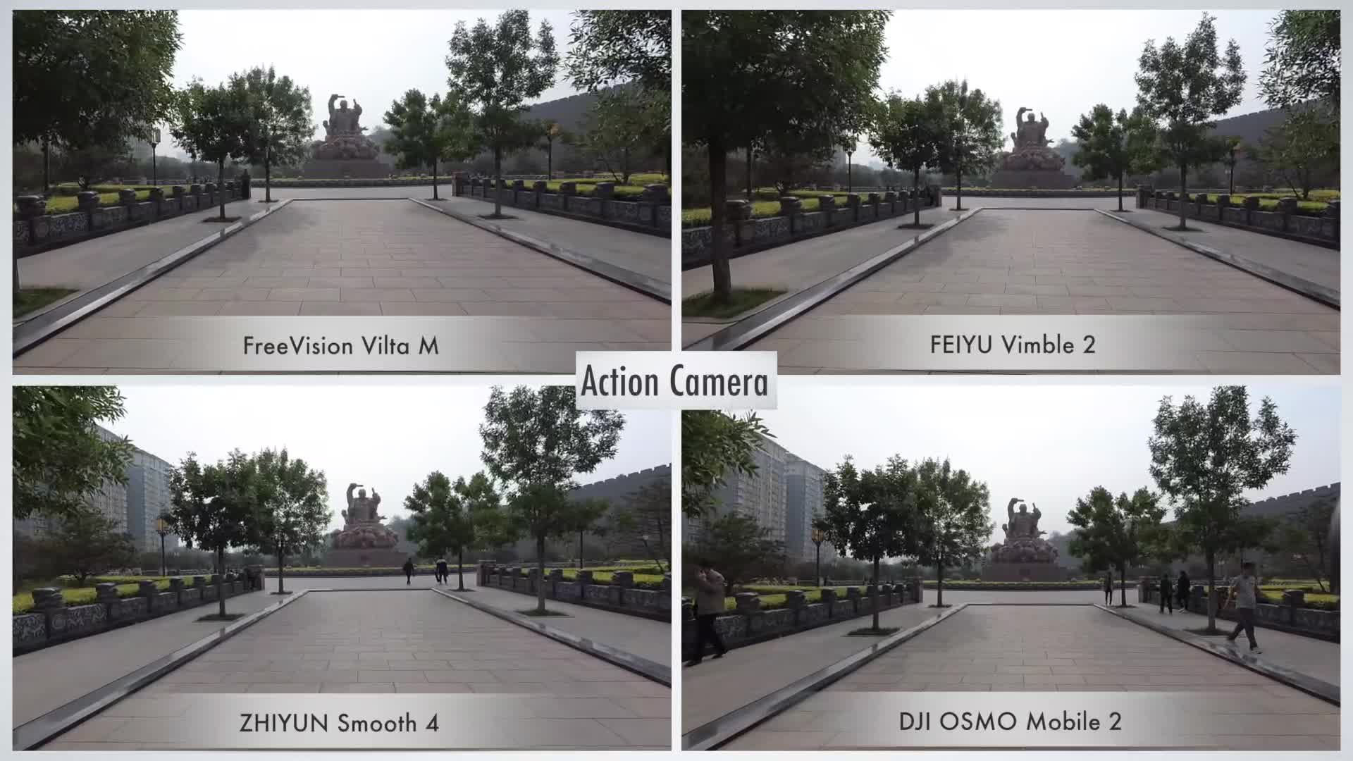 四个云台对比 手持三轴稳定器哪个好