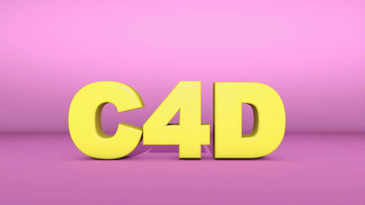 C4D教程 破碎文字粒子飘散