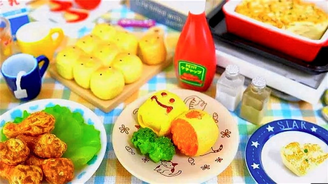 手绘定格动画:很棒的餐桌美食系列玩具,可爱又精致