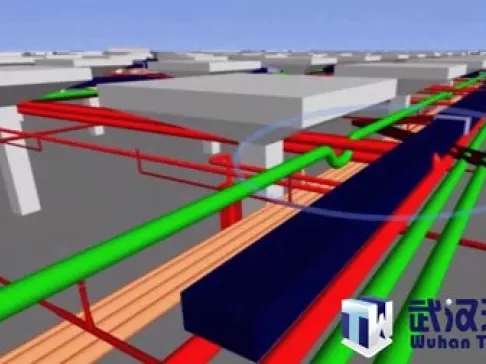 BIM-地下管线综合动画 BIM动画制作 施工模拟动画制作