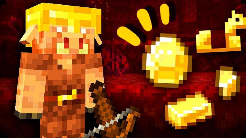 游游解说我的世界:手机版,地狱世界挑战变异的猪灵?