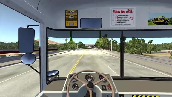 BeamNG drive车祸模拟:校车事故