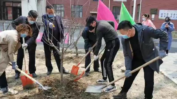 吉林工业经济学校植树活动记录