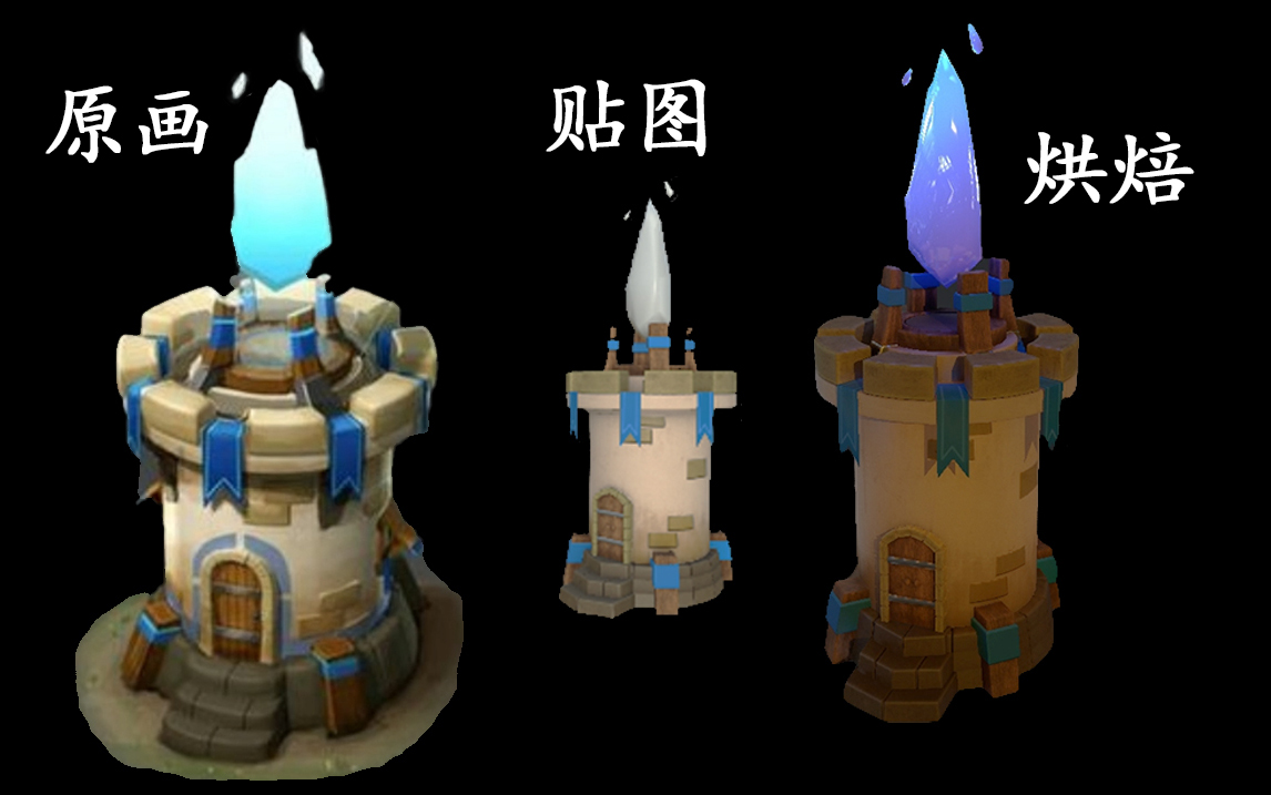 【3dmax基础入门全流程】3Dmax水晶防御塔场景建模全流程,八猴...