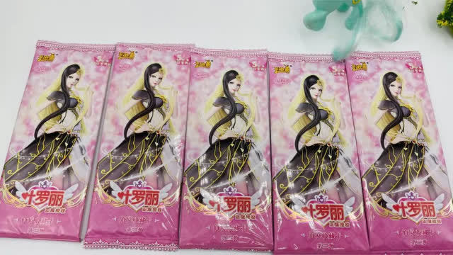 小马宝莉开精灵梦叶罗丽卡片,5元包收集透明TR卡牌