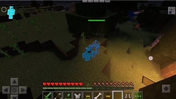 我的世界: 憨憨的双人生存,被表弟坑死