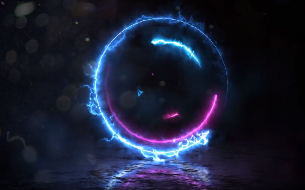 AE模板-旋转能量标志