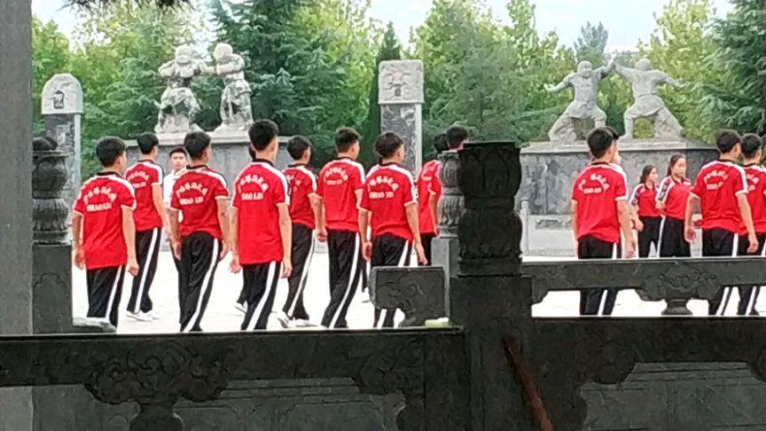 少林塔沟武术学校训练3