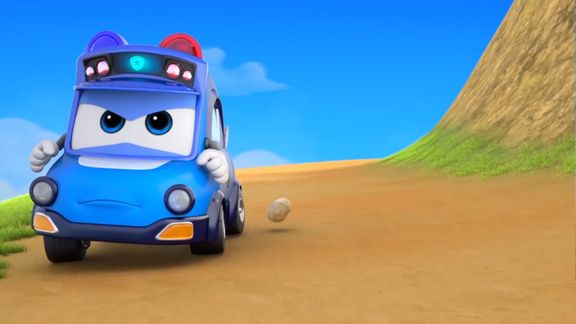 百变校巴:歌德的动作很敏捷,他躲过所有落石,现在已经安全了