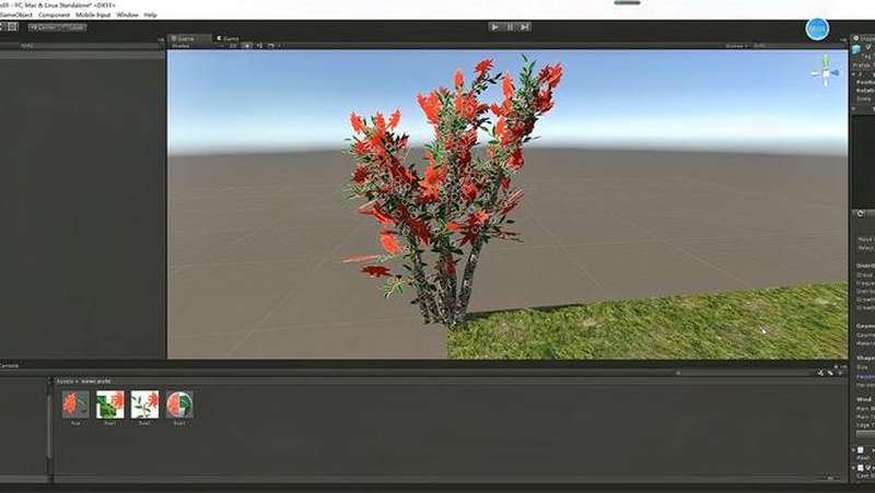 Unity花模型的制作