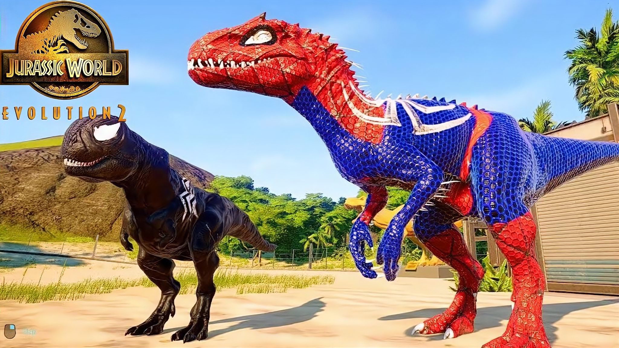 狂暴龙,mod 蜘蛛侠 ~ 侏罗纪世界进化 2 代