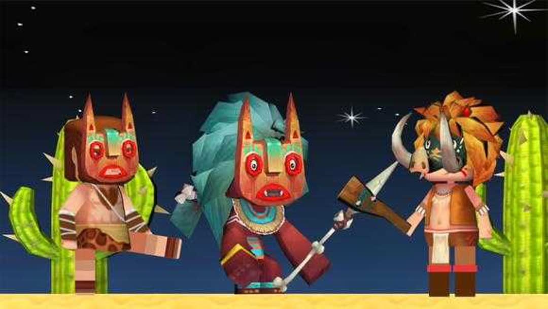 迷你世界动画:为了救小妮妮,卡卡再次假扮成野人