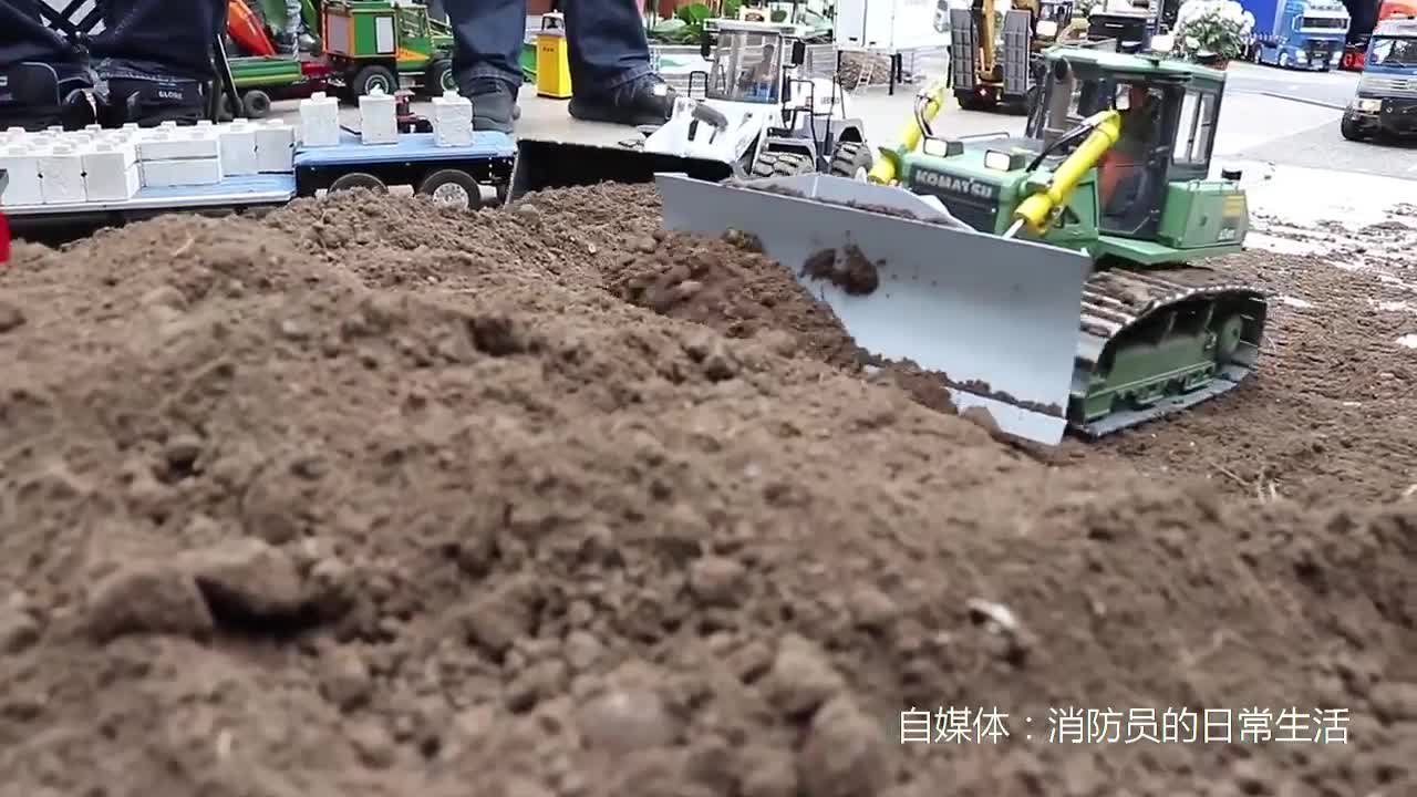 这是我见过的最精致的RC工程车模型