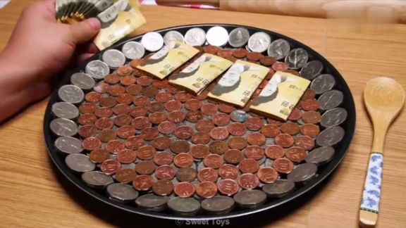 舒适感!硬币定格动画