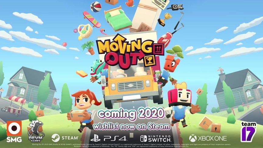 燃烧你的卡路里!友尽游戏搬家模拟器《Moving Out》即将登陆NS