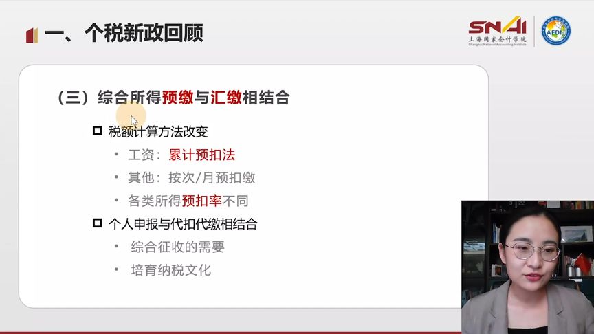 个人所得税工资的综合所得额累计预扣法