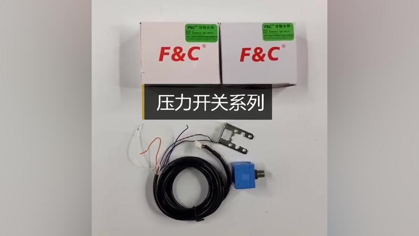 嘉准传感器之压力开关传感器系列的尺寸、特点及安装方式视频简介
