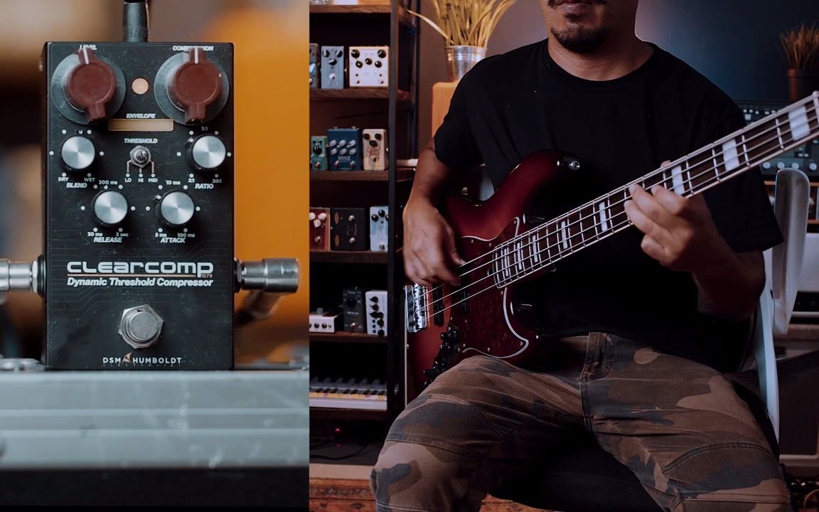【电吉他/贝司通用】DSM & Humboldt新品 ClearComp 1078动态压缩...
