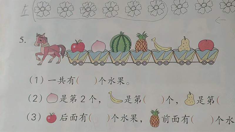 苏教版小学数学一年级——认识10以内的数课后习题精讲(九)