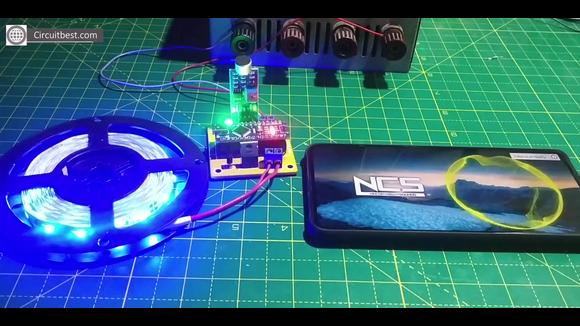 Arduino音乐感应LED灯带制作