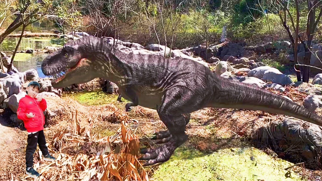 我的宠物霸王龙在侏罗纪公园操控霸王龙侏罗纪世界恐龙暴虐龙沧龙