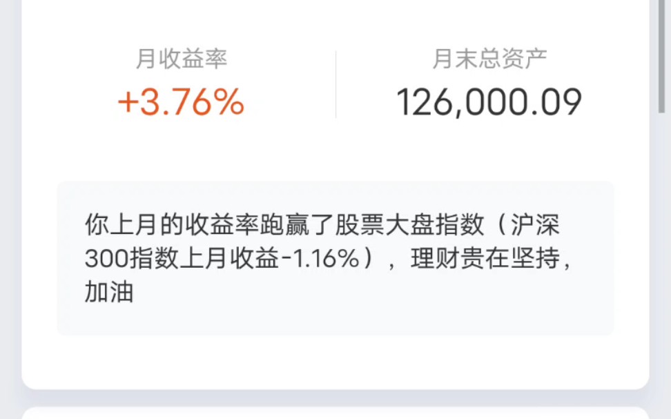 指数基金定投:五月收益月报。