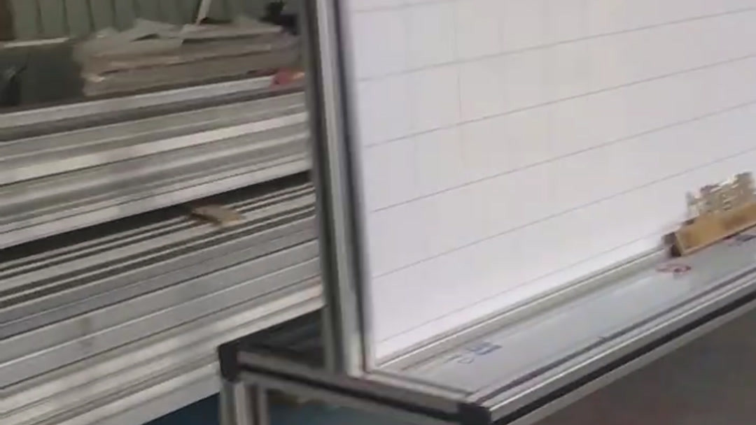 上海善昶 双面车间管理看板 带支架脚轮