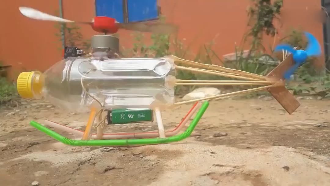 超简单又环保的电动直升机模型手工DIY制作(上)