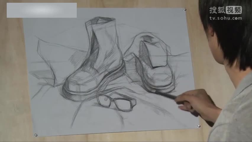 儿童绘画高考素描 教材 速写头像 素描入门基础画水果