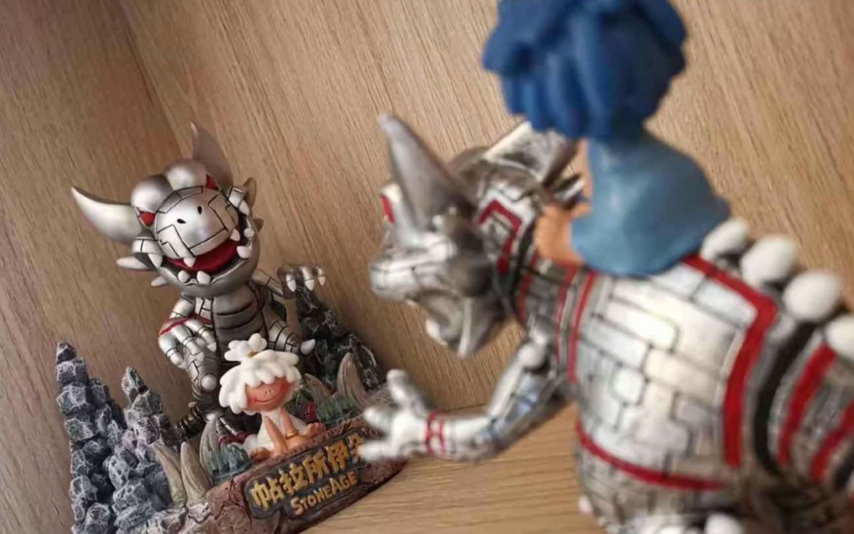 粉丝制作的石器手办模型,古老的游戏石器时代魔力宝贝冒险岛等