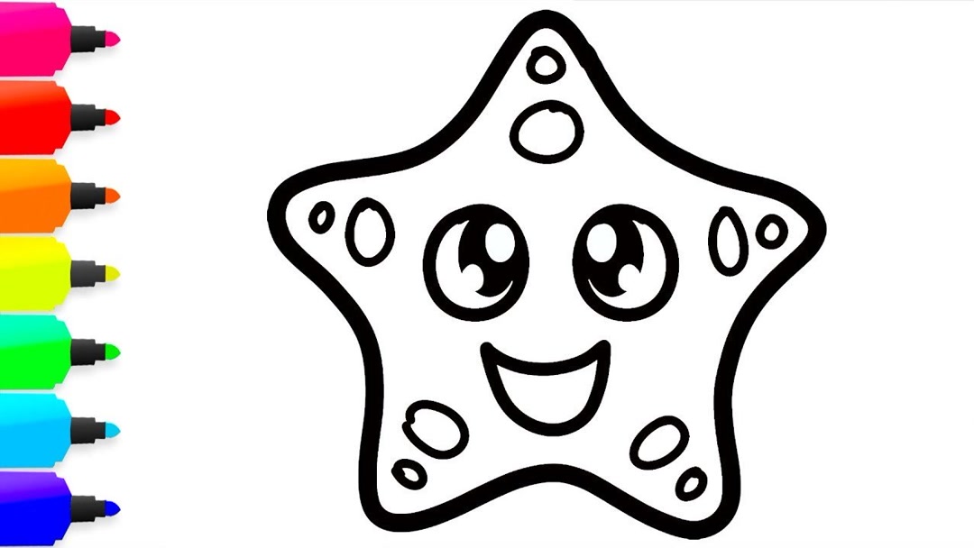 绘画小教学:为8只海洋动物上色!