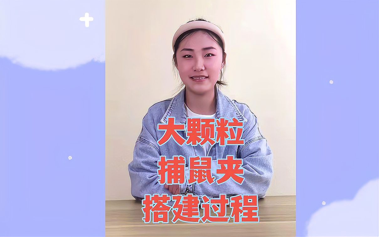 大颗粒捕鼠夹搭建过程