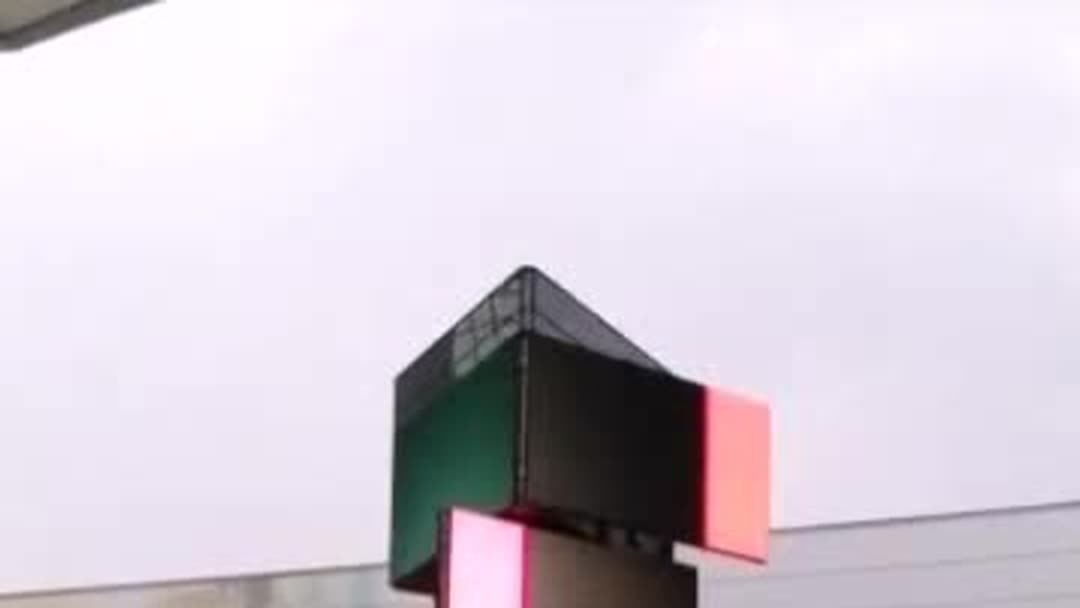 设计院元素新媒体魔方柱|方案|旋转屏|三棱魔方柱