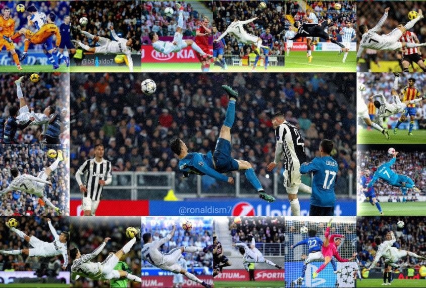 C罗倒钩励志史:在那一脚惊天神作之前 血泪尝试都在这里了