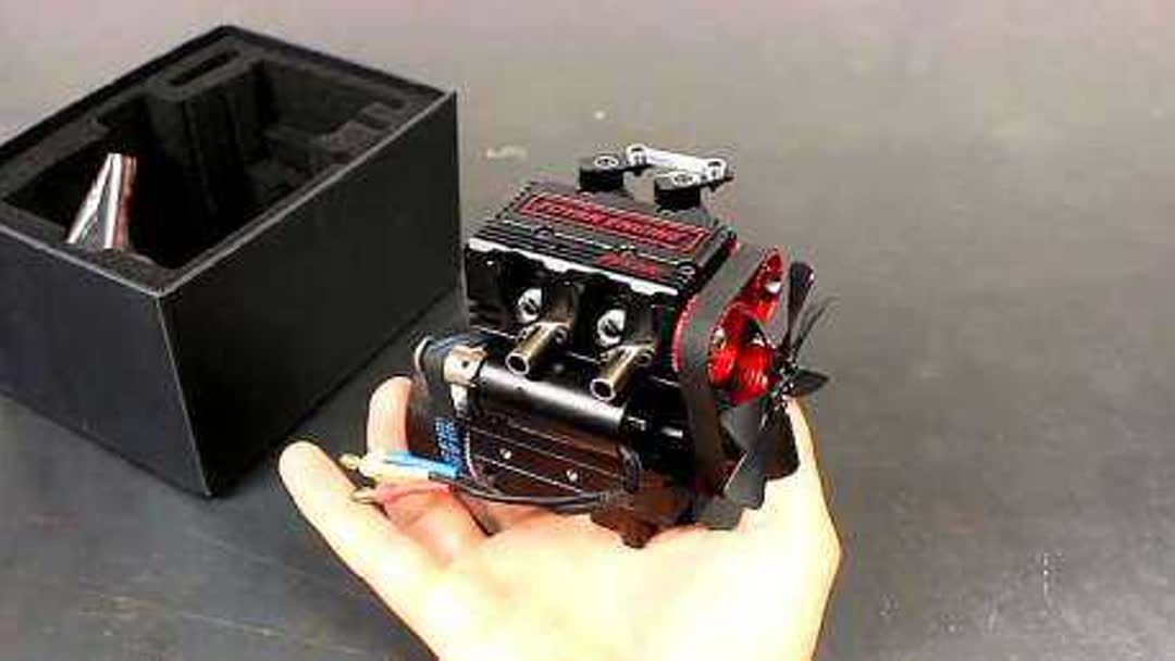 这款巴掌大两缸四冲程发动机,今天测试成功,真是太棒了